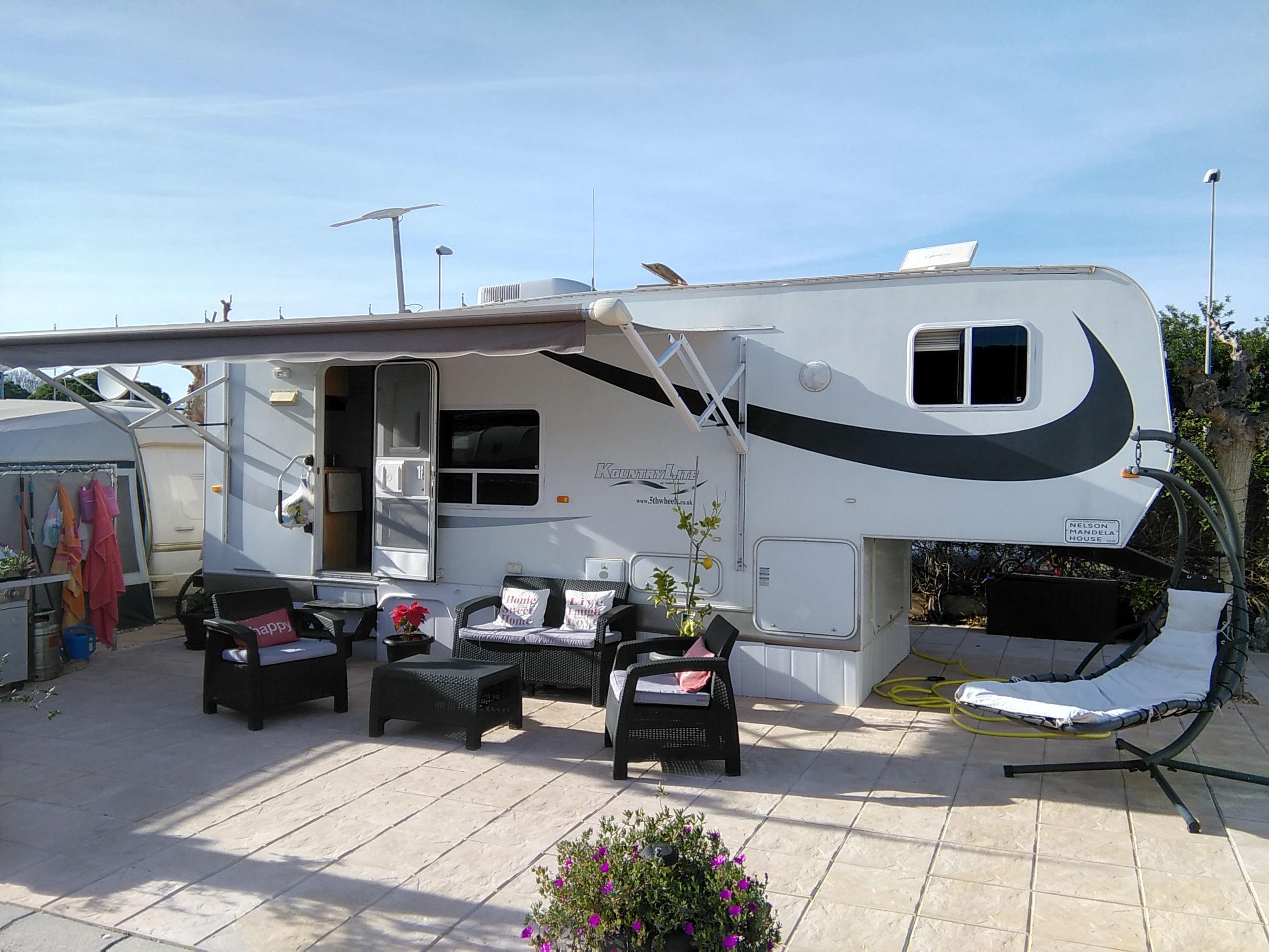 Kountrylite Fifth Wheel For Sale On Camping Villamar, Benidorm £24,000 ...