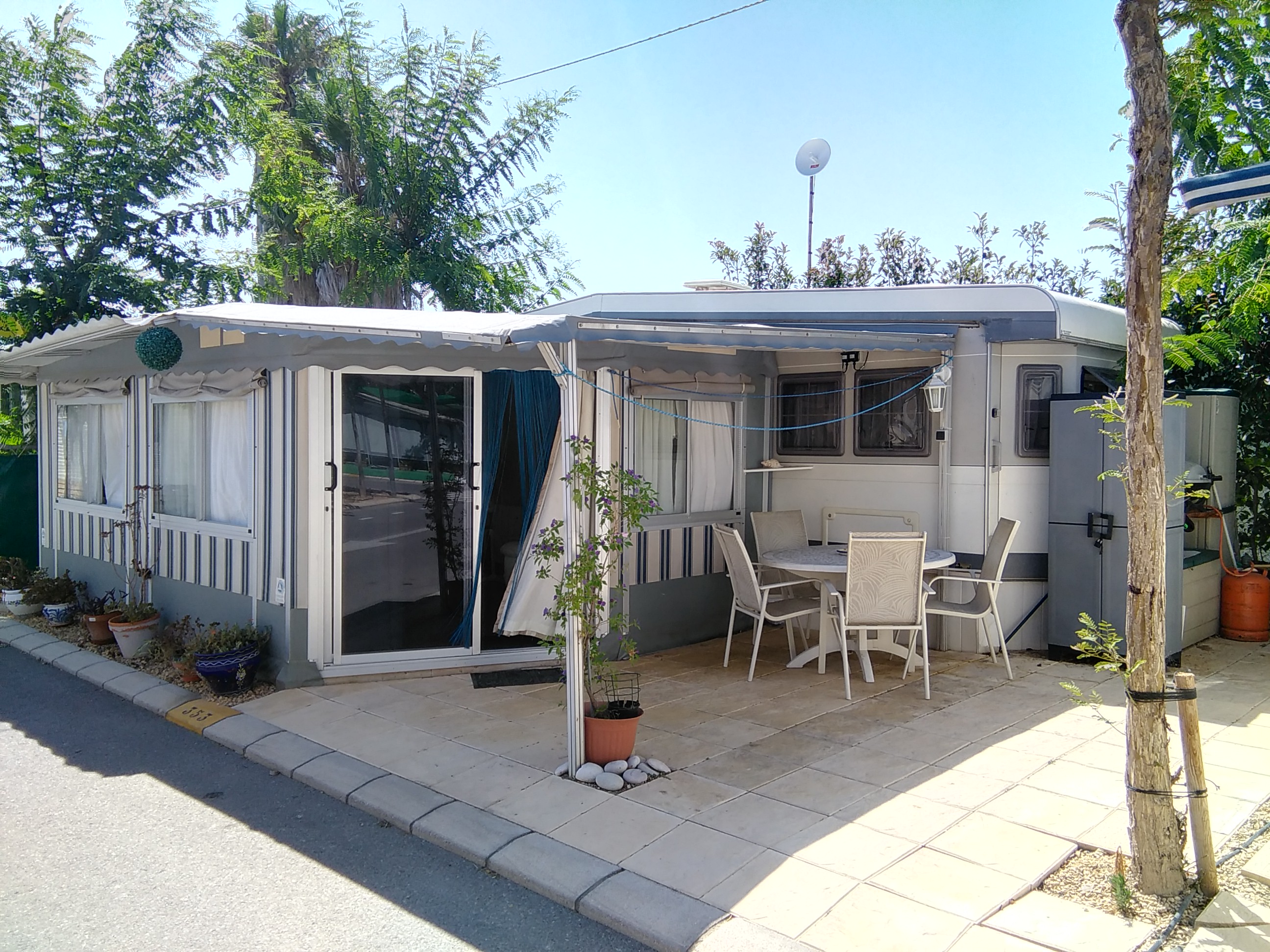 Hobby Landhaus Static Touring Caravan For Sale In Benidorm, Costa ...