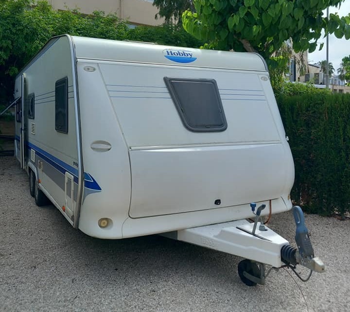 Hobby Prestige Touring Caravan For Sale On Camping La Torreta Campsite In Benidorm €10,000 ...