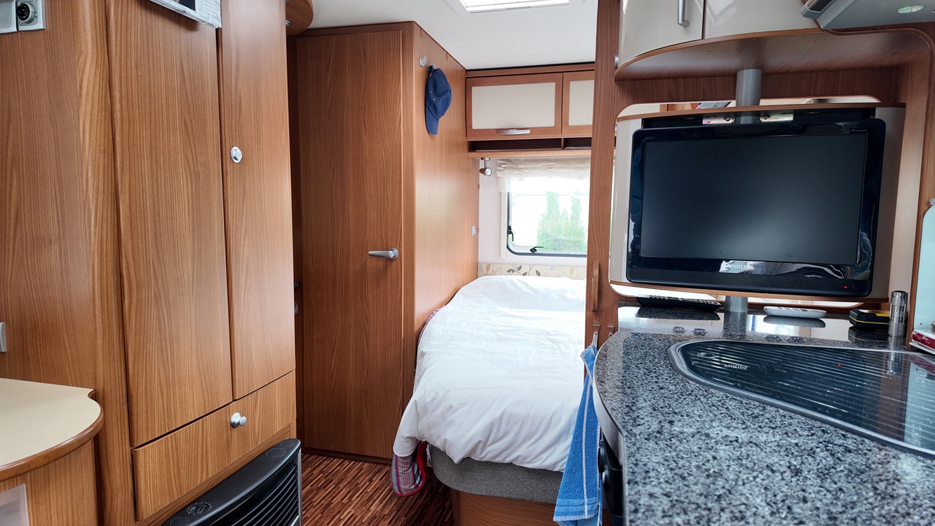REDUCED!! Hymer Touring Caravan & Awning For Sale On Camping Benisol ...