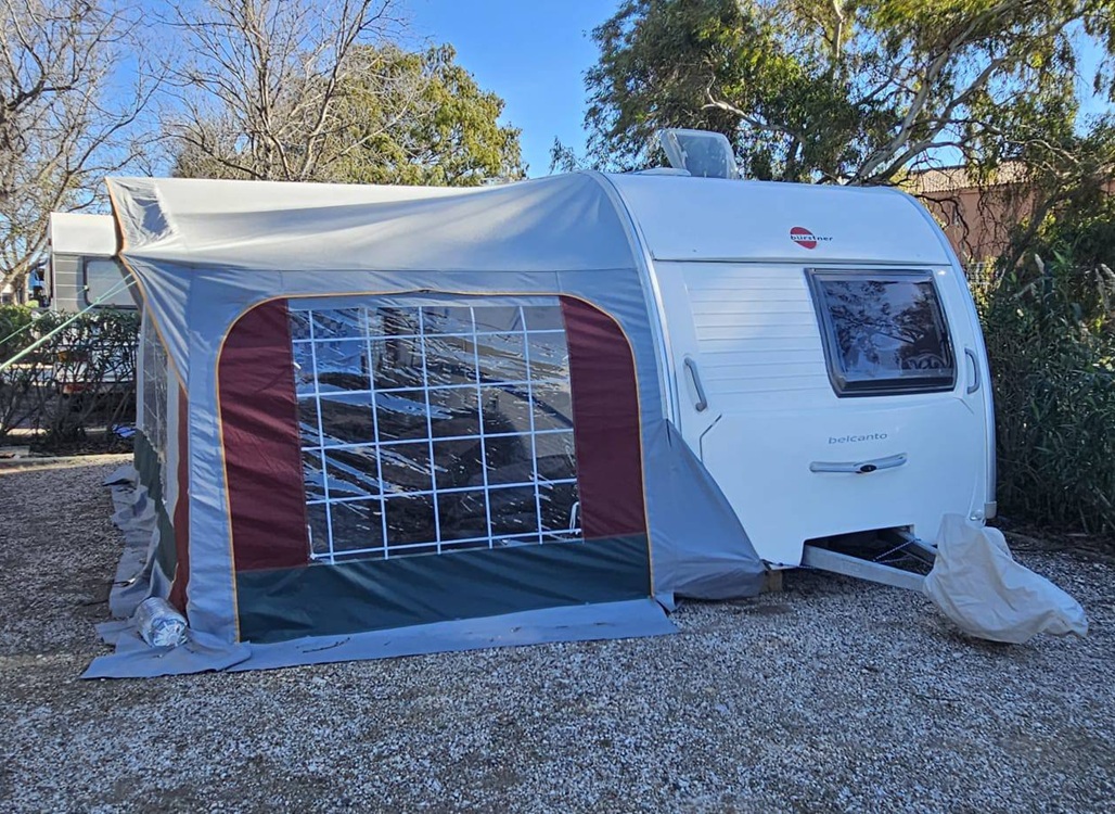 Burstner Touring Caravan & Awning For Sale In Benidorm £9,000 ...