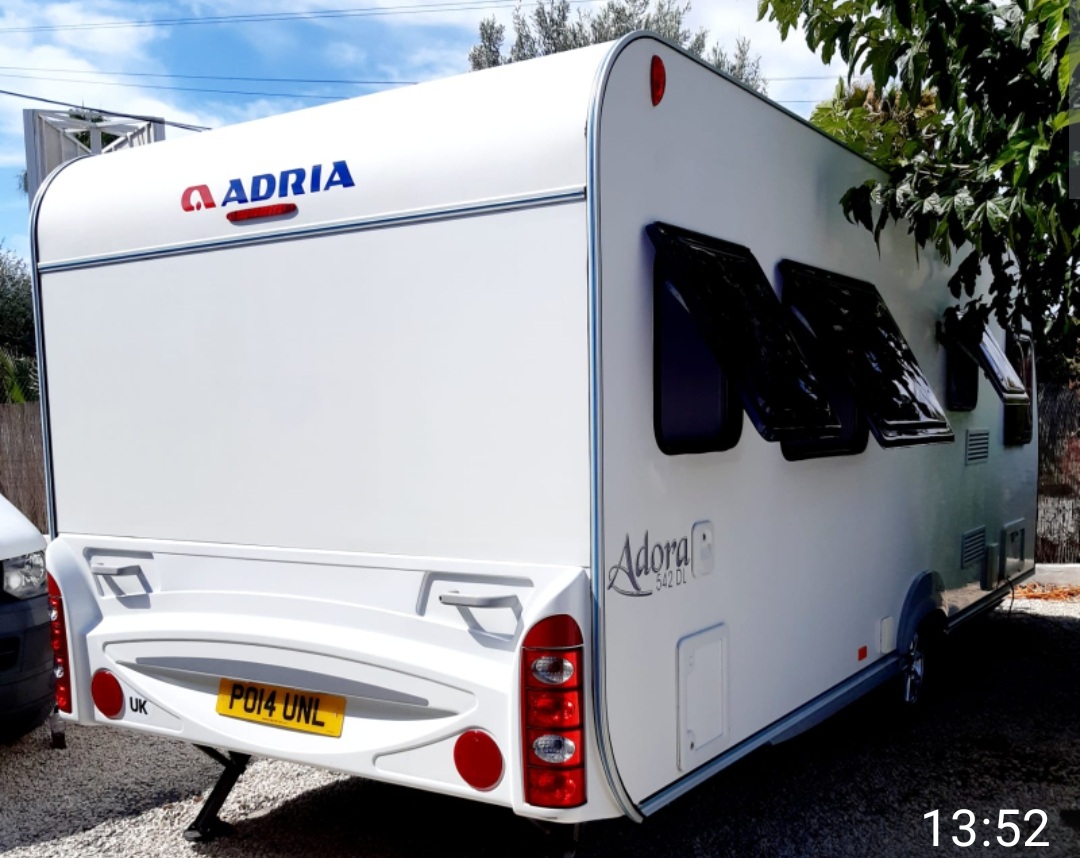 Adria Adora 542 DL Touring Caravan For Sale On Camping Benidorm ...